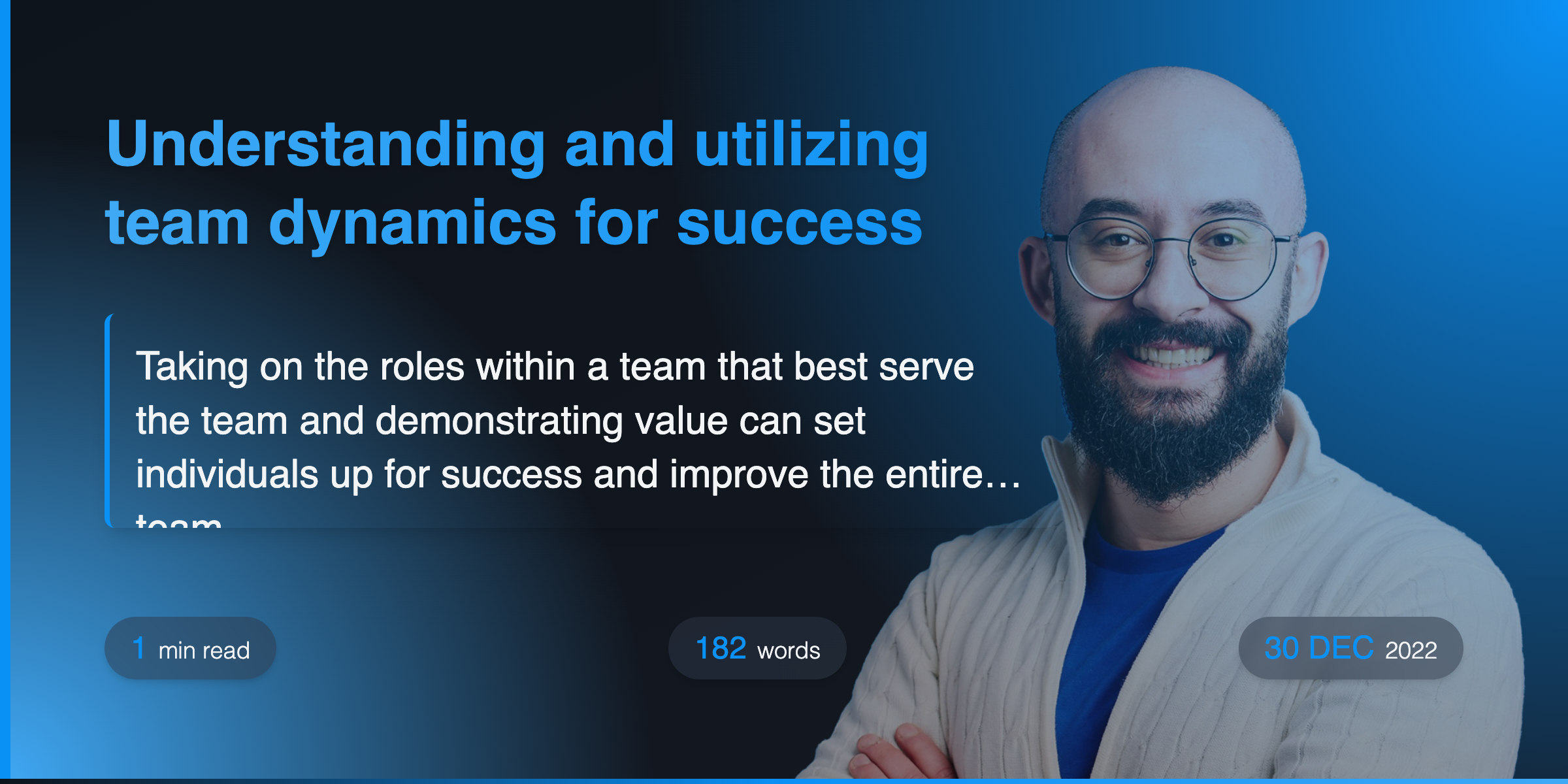 Understanding and utilizing team dynamics for success